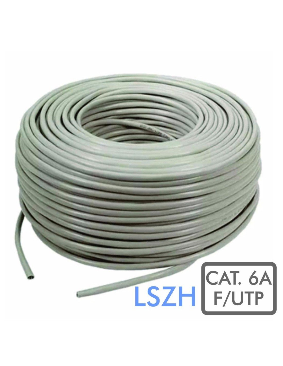 ⭐ Cable de Red F/UTP CAT 6A LSZH Powest (305 mts)