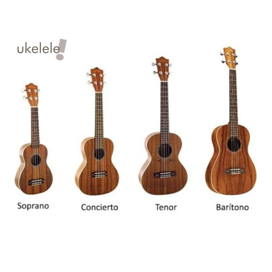 Ukelele TENOR de 4 cuerdas Instrumento Típico Color Amarilo claro